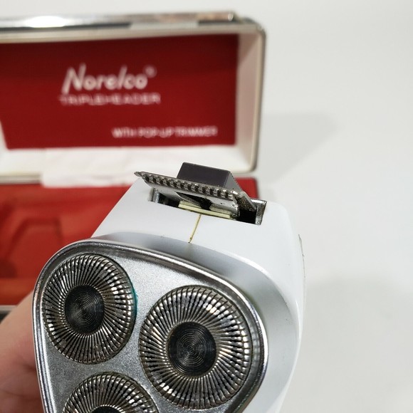 Norelco | Other | Vintage Norelco Triple Header Electric Razor Pop Up ...